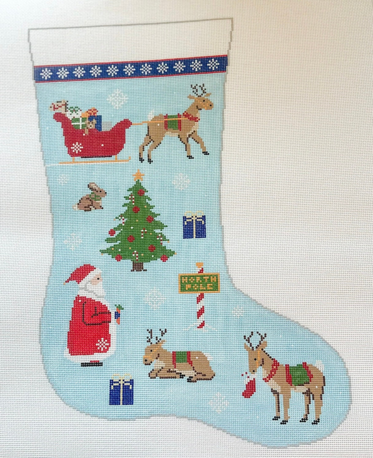 Reindeer Games Stocking – STITCH